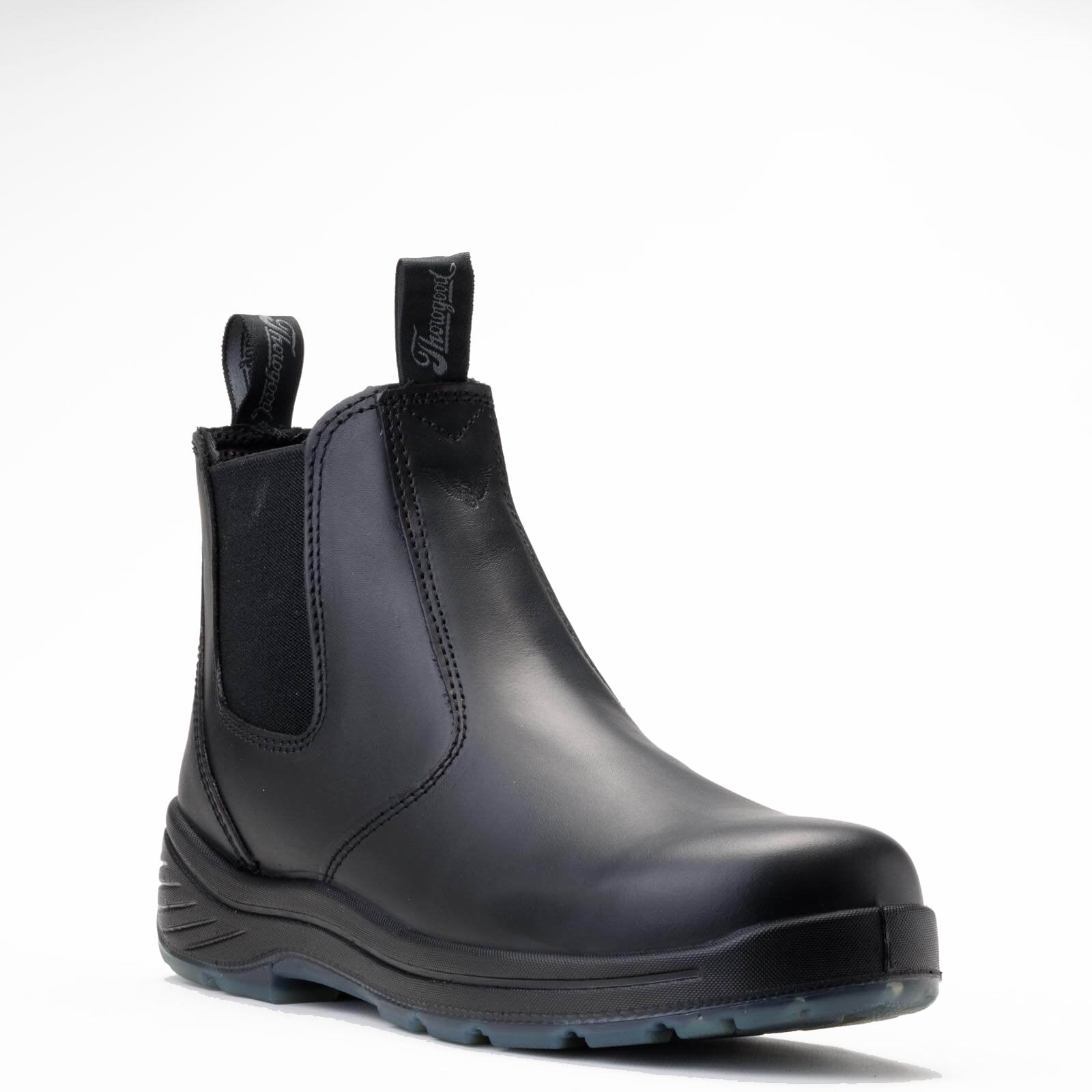 Thorogood 804-6134 Quick Release Black Leather Safety Toe Station Work ...